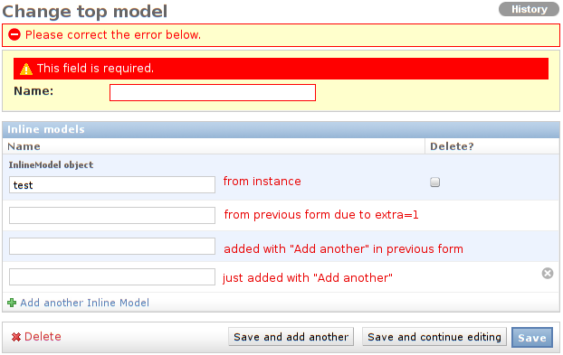 #15910 (show delete links for all admin inline formset rows) – Django